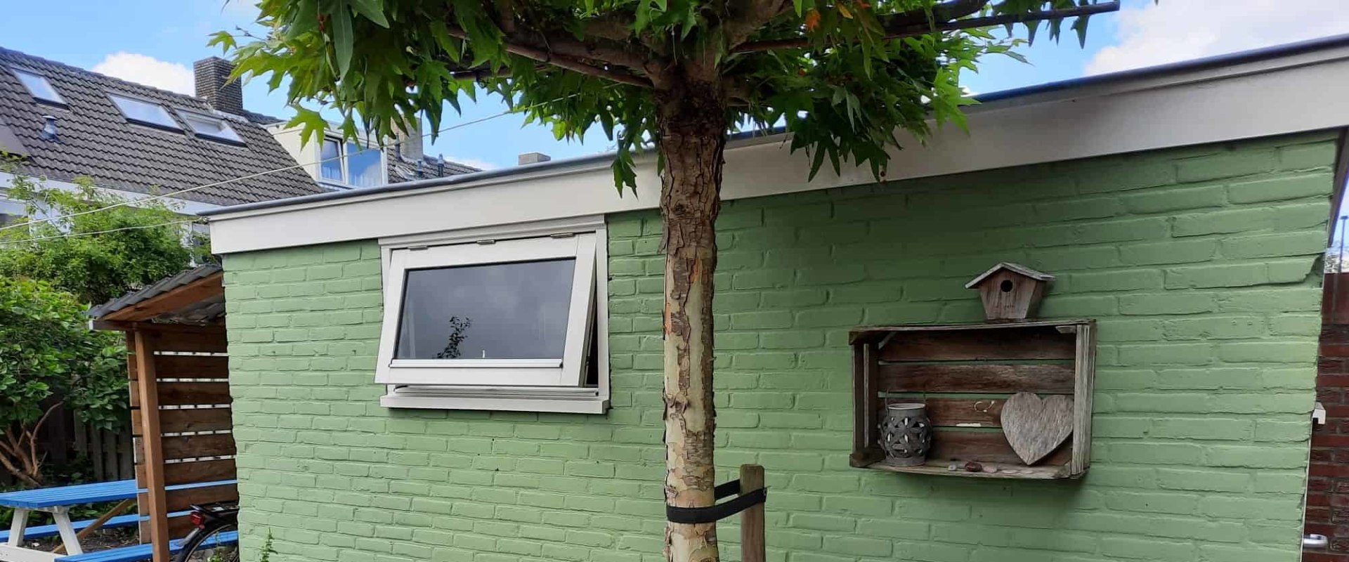 Wat voor soort verf gebruik je op buitenmuren?